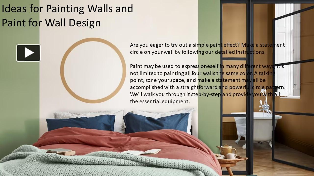 PPT – Ideas for Painting Walls and Paint for Wall Design PowerPoint ...