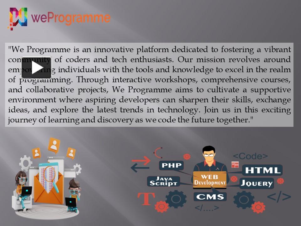 PPT – We Programme PowerPoint presentation | free to download - id ...