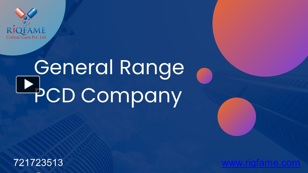 PPT – General Range PCD Company PowerPoint presentation | free to ...