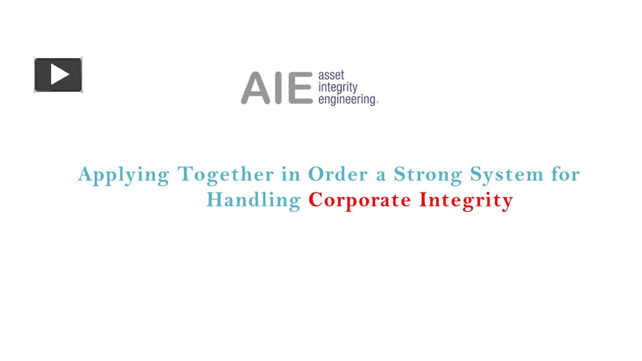PPT – Applying Together in Order a Strong System for Handling Corporate ...