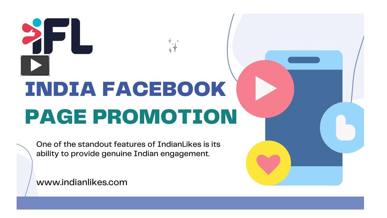 India Facebook Page Promotion - IndianLikes presentation | free to download