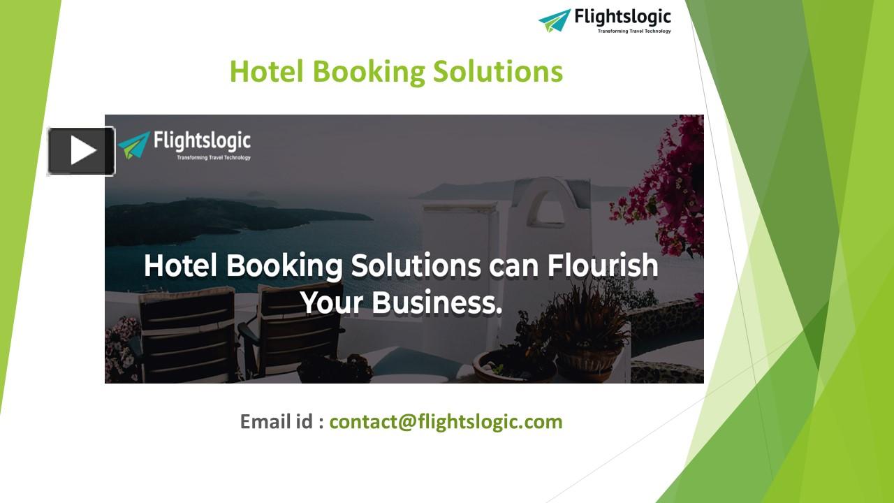 PPT – Hotel Booking Solutions PowerPoint presentation | free to ...