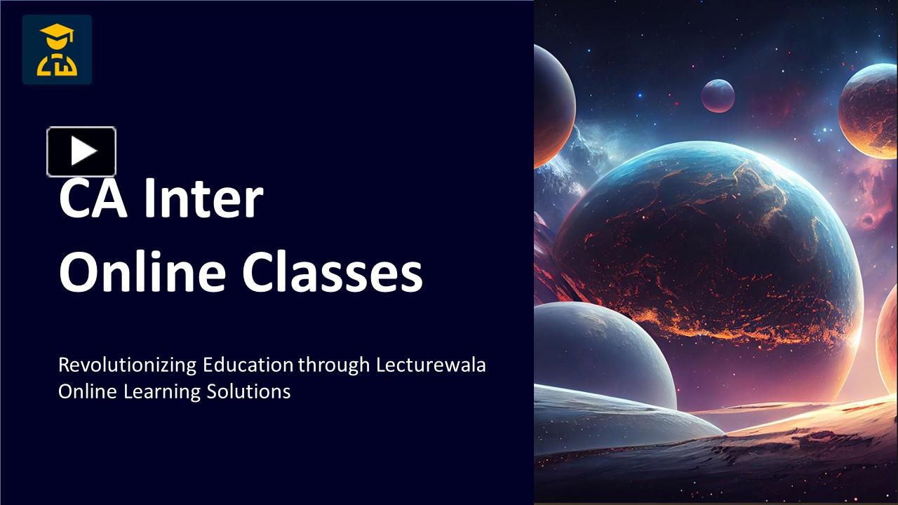 PPT – CA Inter Online Classes PowerPoint presentation | free to ...