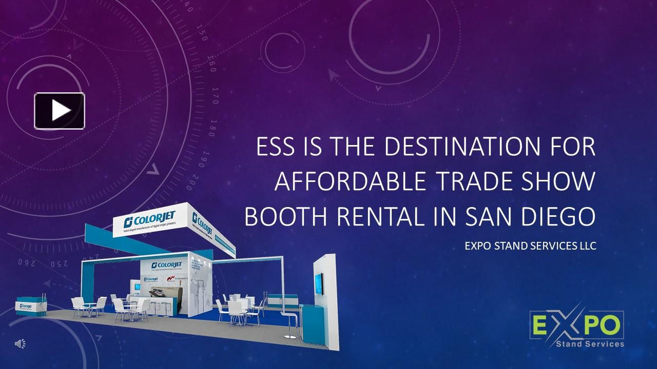 ESS is the Destination for Affordable Trade Show Booth Rental in San ...