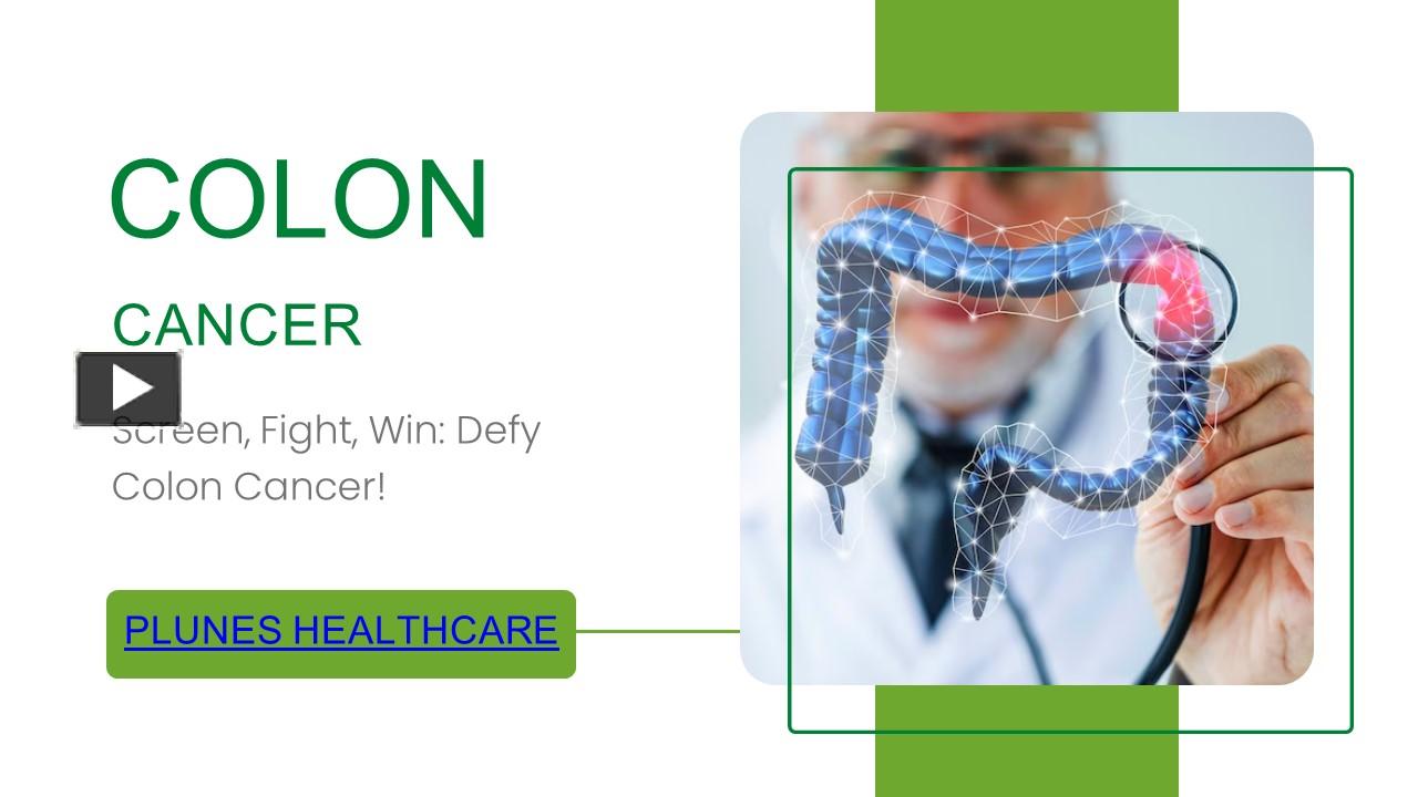 Colon Cancer PPT presentation | free to download