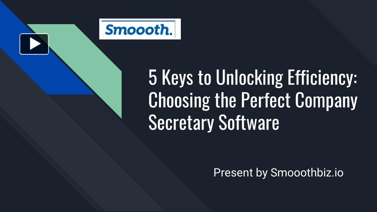 PPT – Unlocking Efficiency: Choosing the Perfect Company Secretary ...