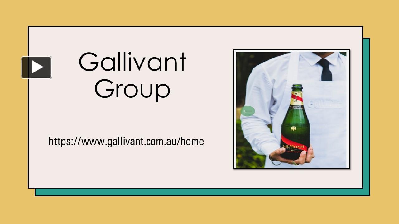 PPT – Gallivant Group PowerPoint presentation | free to download - id ...