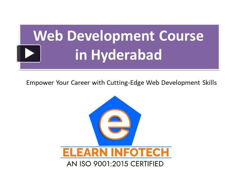PPT – Web Development Courses in Hyderabad PowerPoint presentation ...