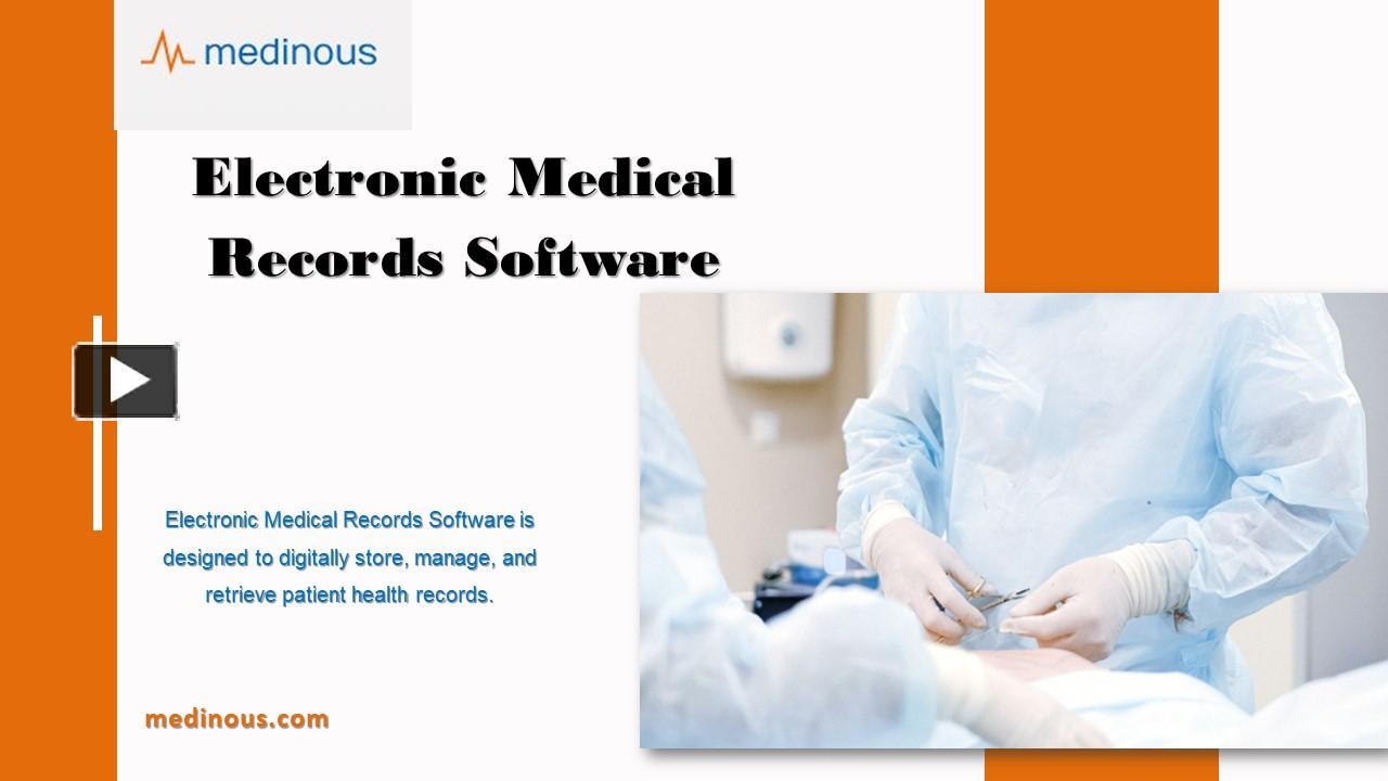 PPT – Electronic Medical Records Software PowerPoint presentation ...