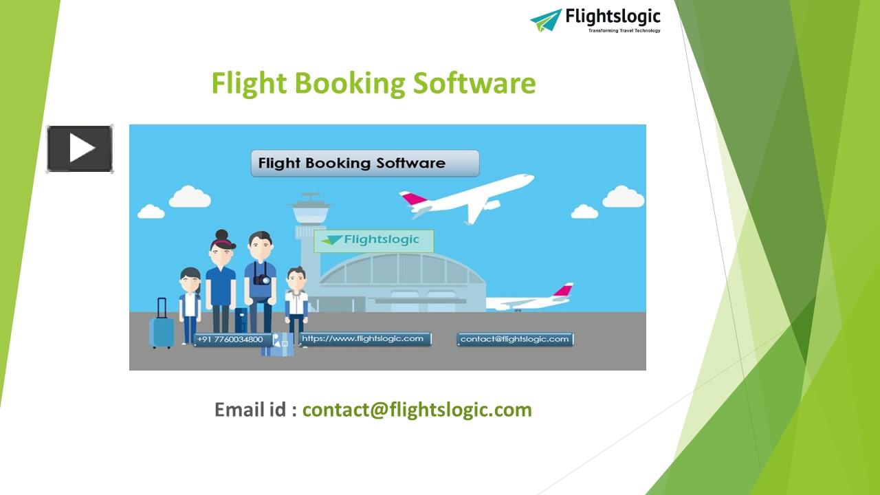 PPT – Flight Booking Software PowerPoint presentation | free to ...