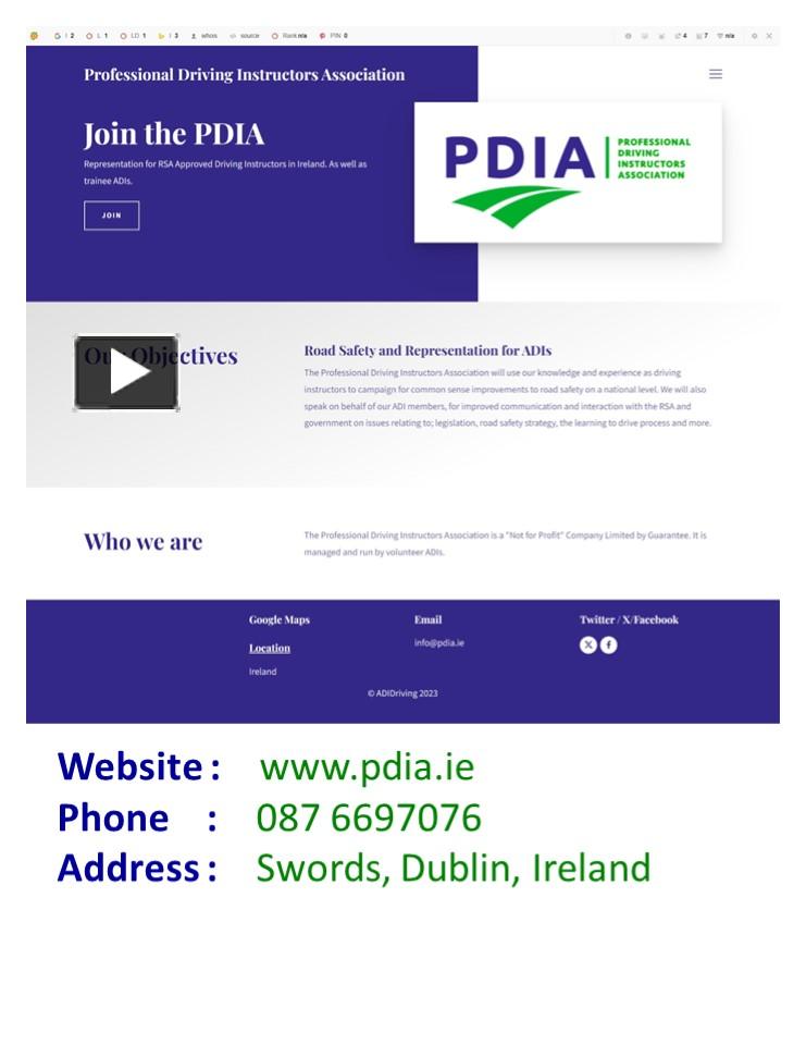 PPT – Professional Driving Instructor Association PowerPoint ...