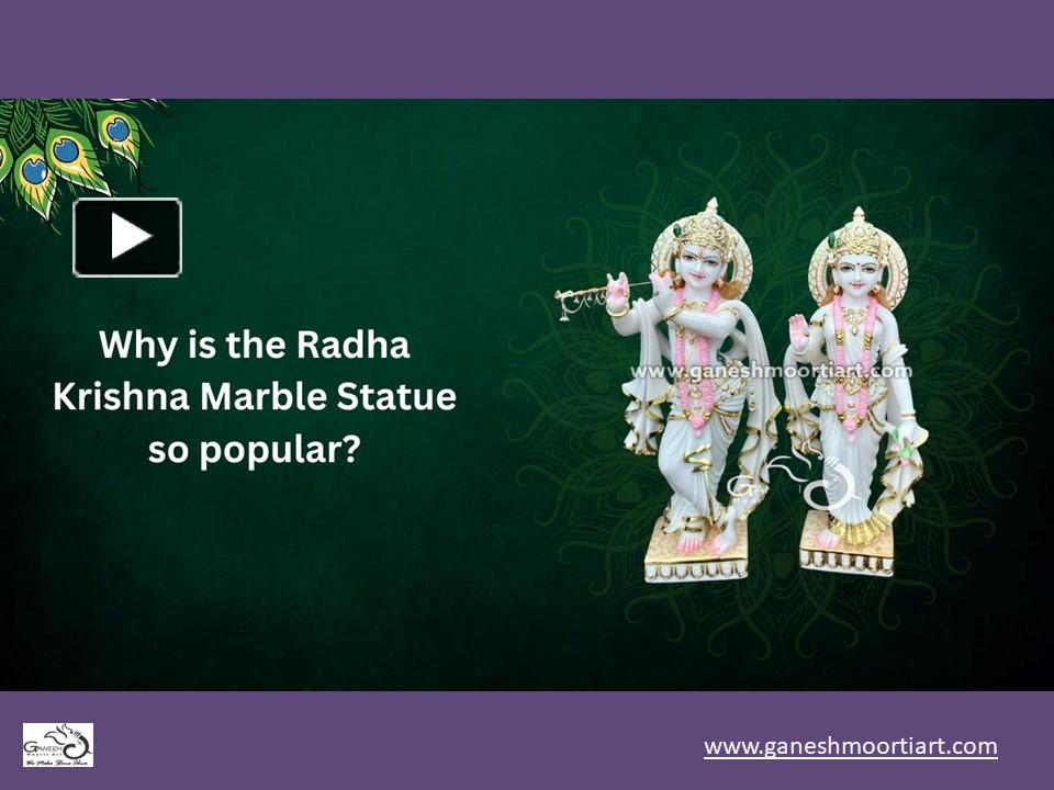 PPT – Why is the Radha Krishna Marble Statue so Popular? PowerPoint ...