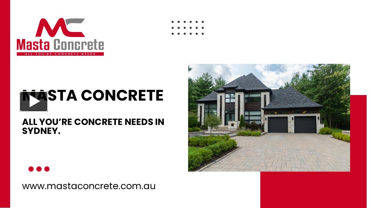 Best Concrete Driveways & Crossover Builders Sydney presentation | free ...