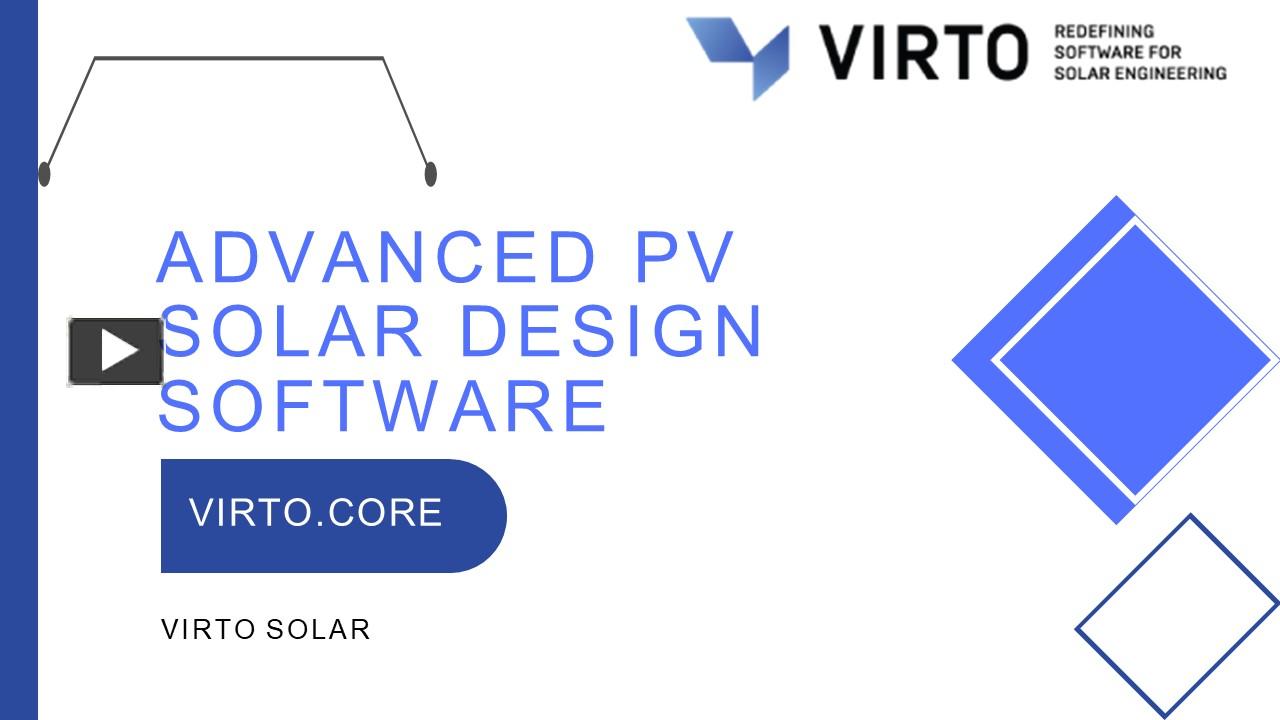 Advanced PV Solar Design Software presentation | free to download