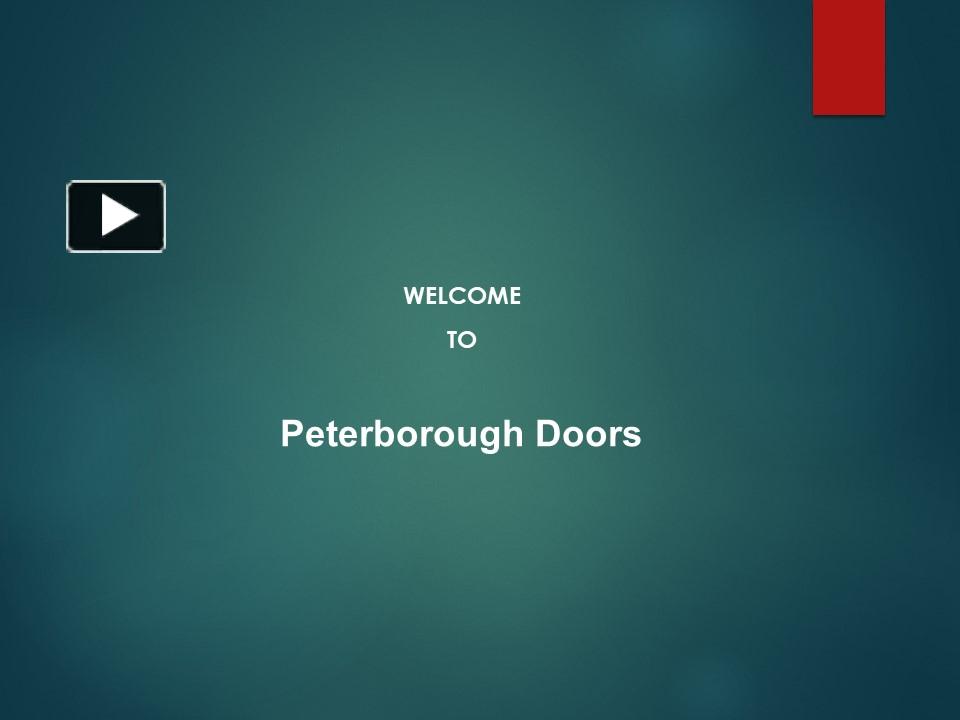 PPT – Get installation of Double Glazing in Peterborough PowerPoint ...