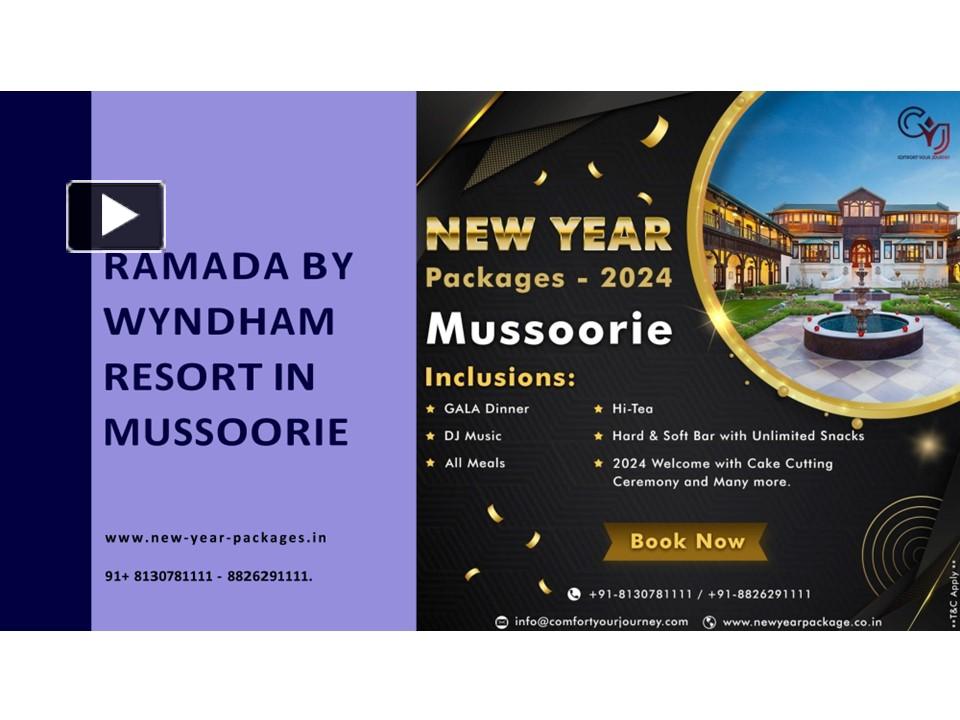 PPT – Ramada by Wyndham Resort | Mussoorie New Year Packages 2024 ...