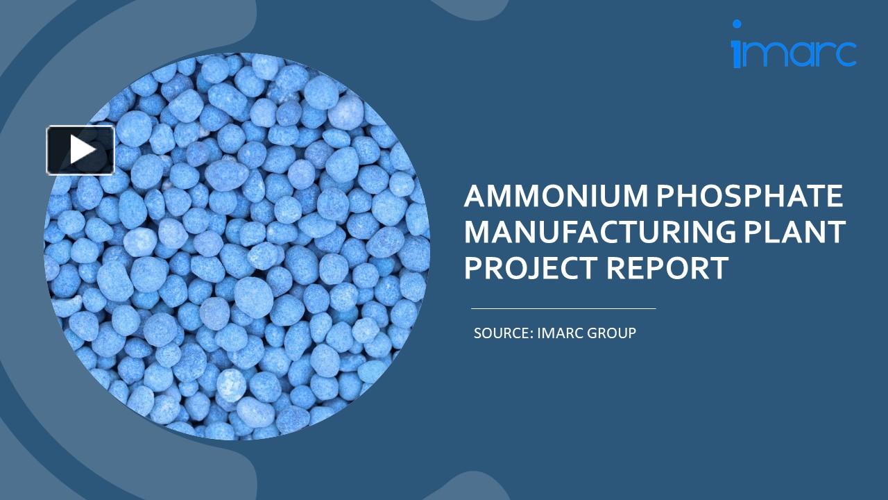 Ammonium Phosphate Manufacturing Process, Machinery Requirements and ...