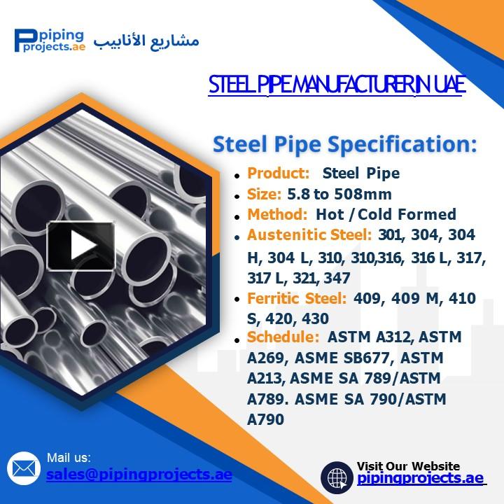 PPT – Steel Pipe | Steel Tube | Steel Plate- Piping Projects AE ...