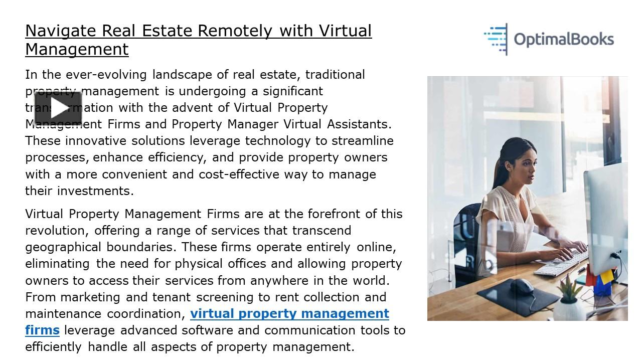 PPT – Navigate Real Estate Remotely with Virtual Management PowerPoint ...