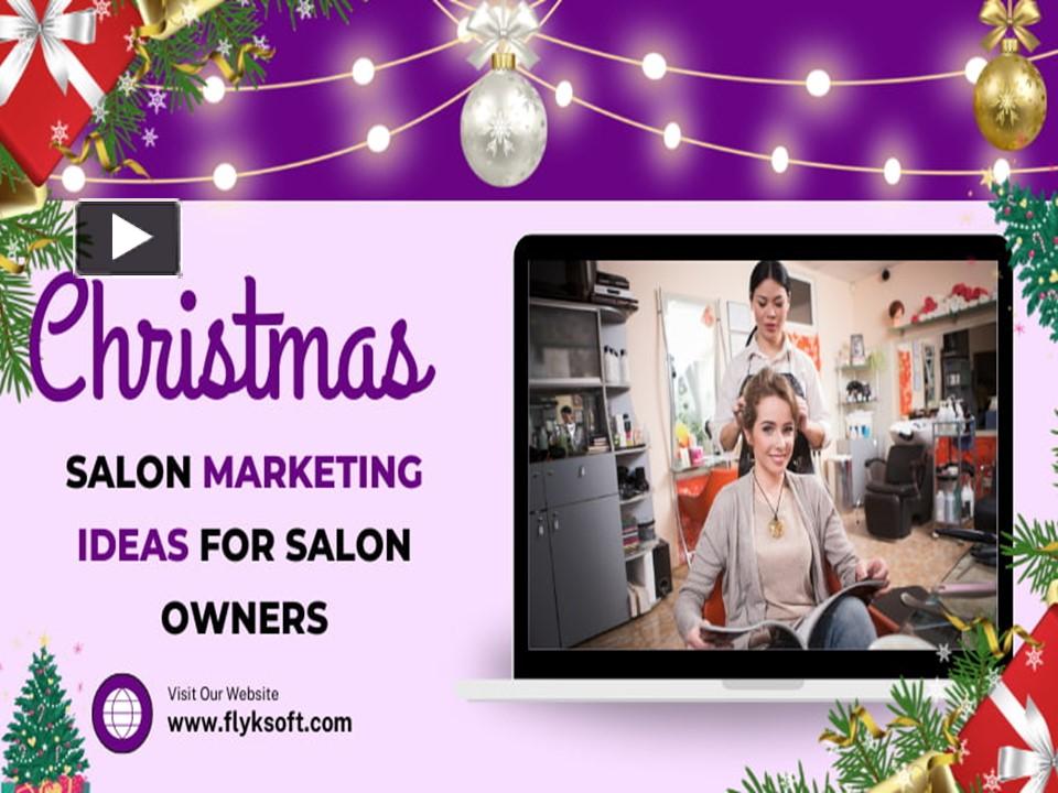 Christmas Salon Marketing Ideas for Salon Owners presentation | free to ...