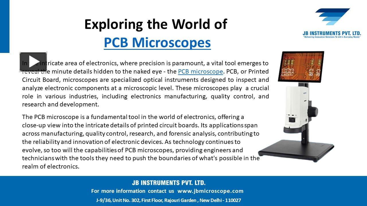 PPT – PCB Microscope PowerPoint presentation | free to download - id ...