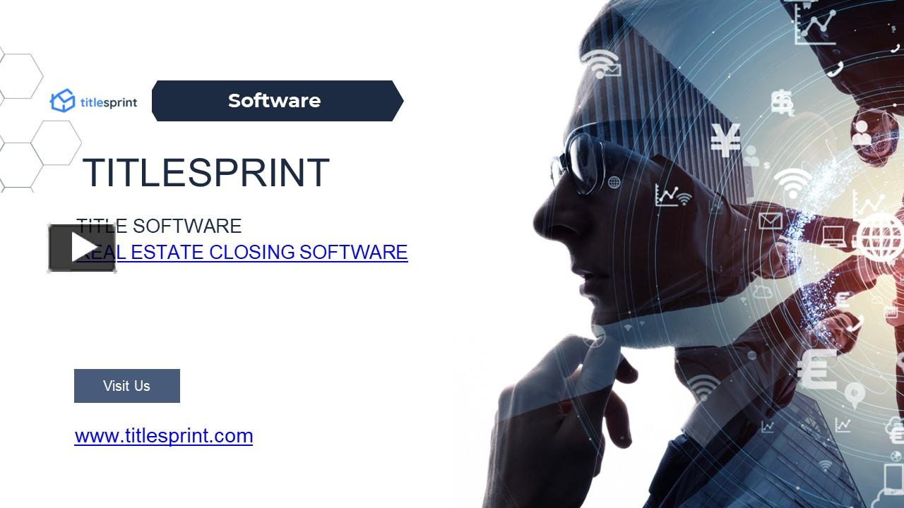 Title Software/Real Estate Closing Software presentation | free to download