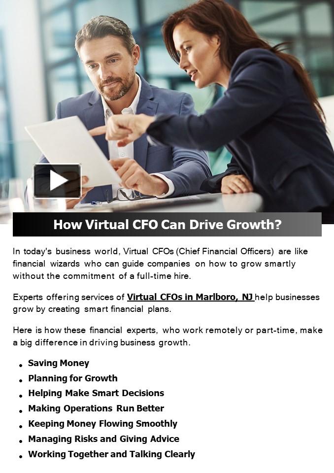 How Virtual CFO Can Drive Growth? presentation | free to download