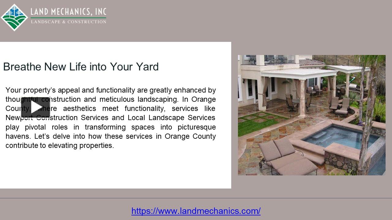 Excellence in Construction: Newport Construction Services in Orange ...