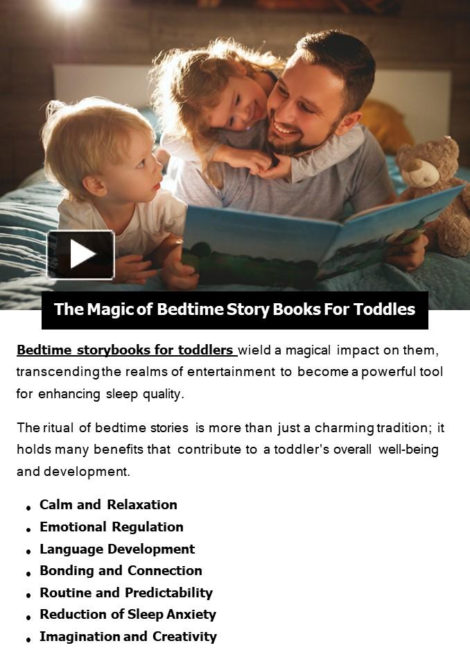 The Magic of Bedtime Story Books For Toddles presentation | free to ...