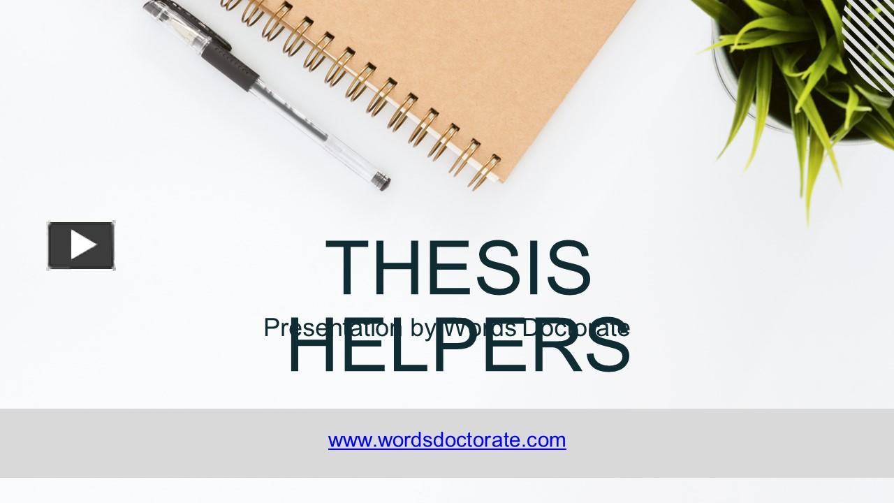 PPT – Professional Thesis in Los Angeles PowerPoint presentation | free ...