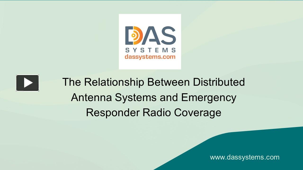 PPT – The Relationship Between Distributed Antenna Systems and ...