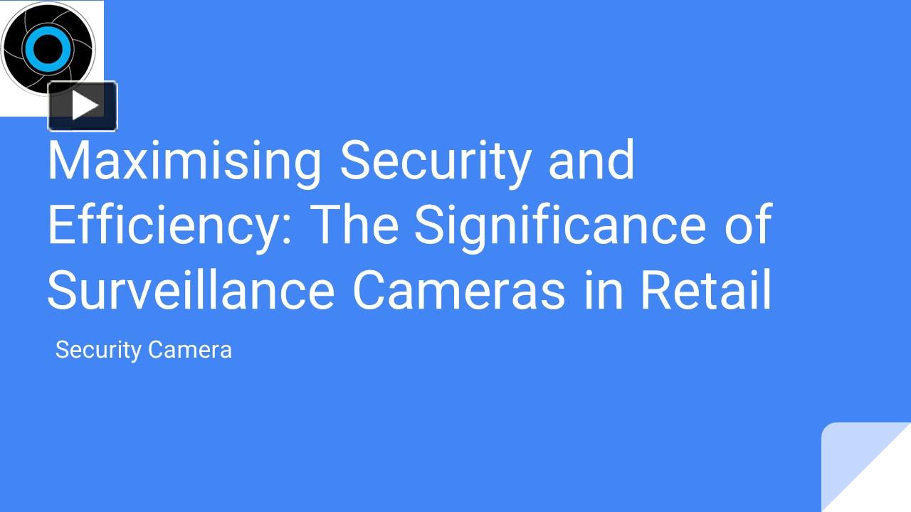 PPT – Maximising Security and Efficiency: The Significance of ...
