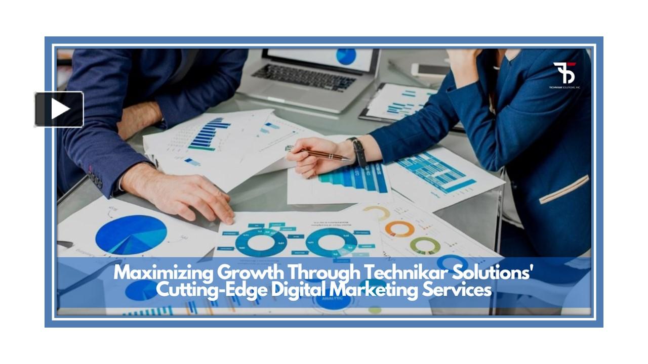 PPT – MAXIMIZING GROWTH THROUGH TECHNIKAR SOLUTIONS' CUTTING-EDGE ...