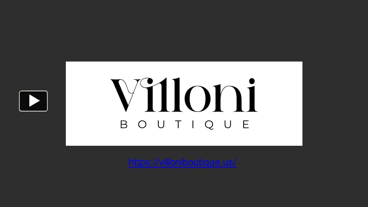 PPT – Discover Affordable Elegance: Villoni Boutique's Exclusive ...