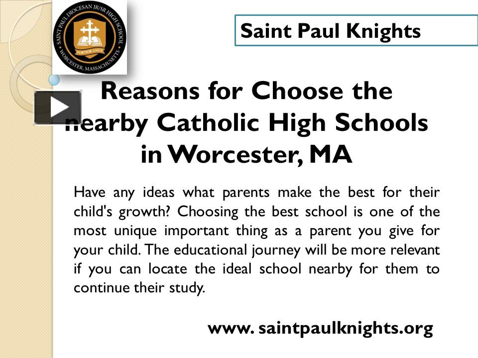 PPT – Catholic high schools near me - Saint Paul Jr-Sr High School ...