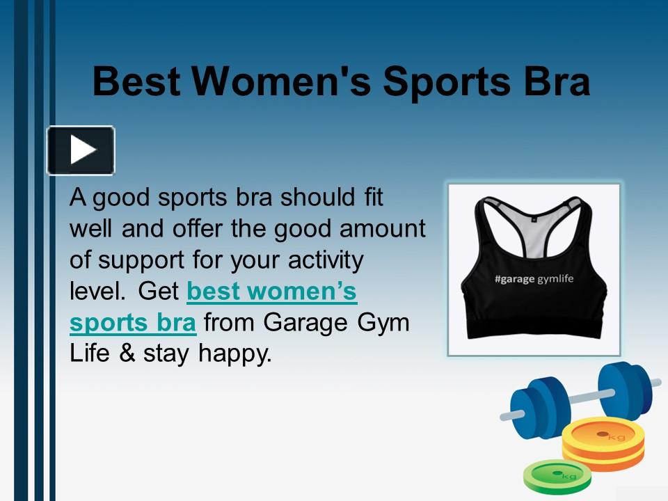 PPT – Best Women's Sports Bra PowerPoint presentation | free to ...