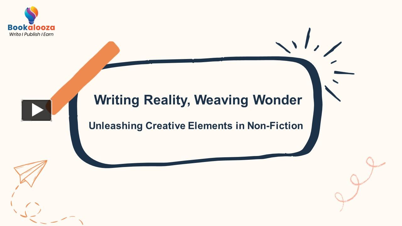 PPT – Wonderful Wordsmithing: Writing Reality with Wonder Bookalooza ...