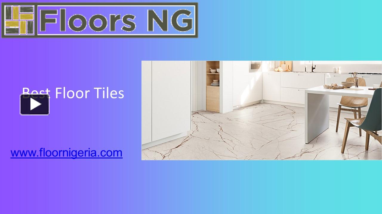 The Advantages of Using Floor Tiles in Your Home presentation | free to ...