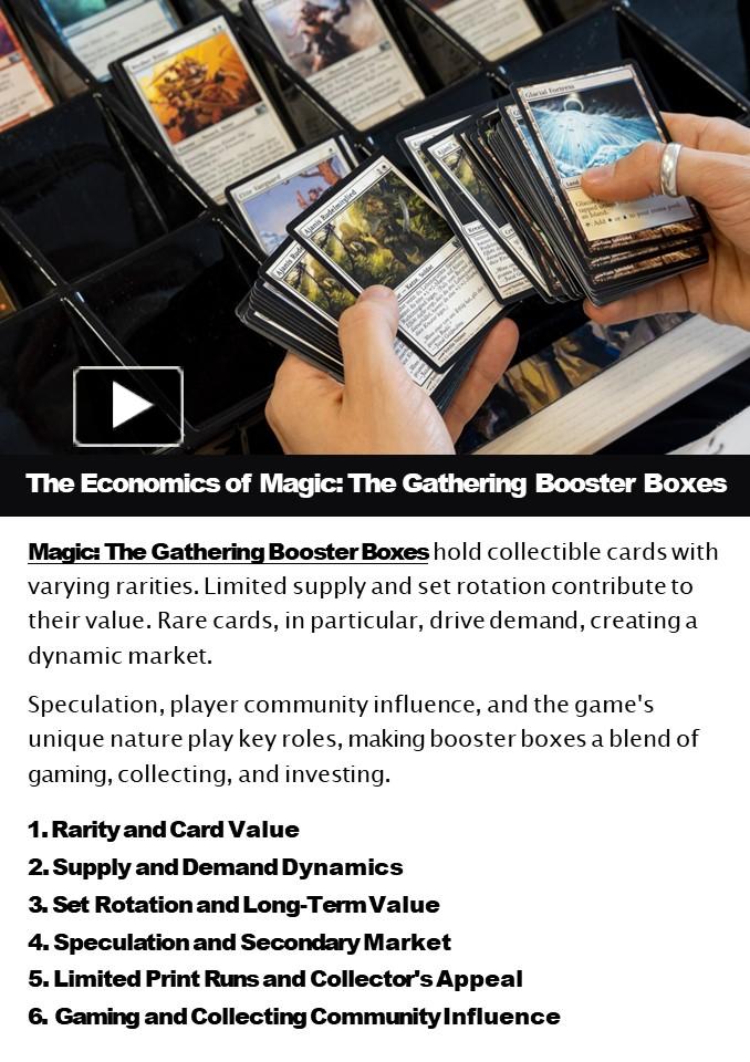 PPT – The Economics of Magic: The Gathering Booster Boxes PowerPoint ...