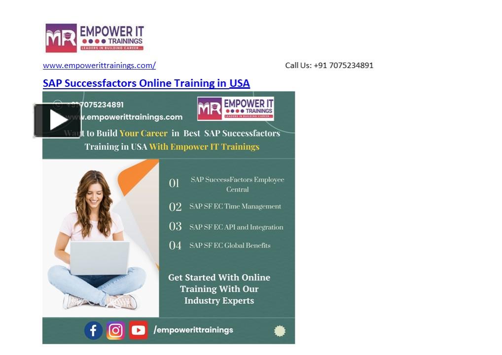 PPT – Best SAP Successfactors Online Training in Near me USA PowerPoint ...