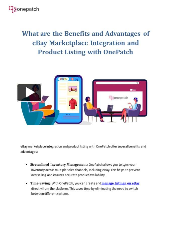 What are the Benefits and Advantages of eBay Marketplace Integration ...