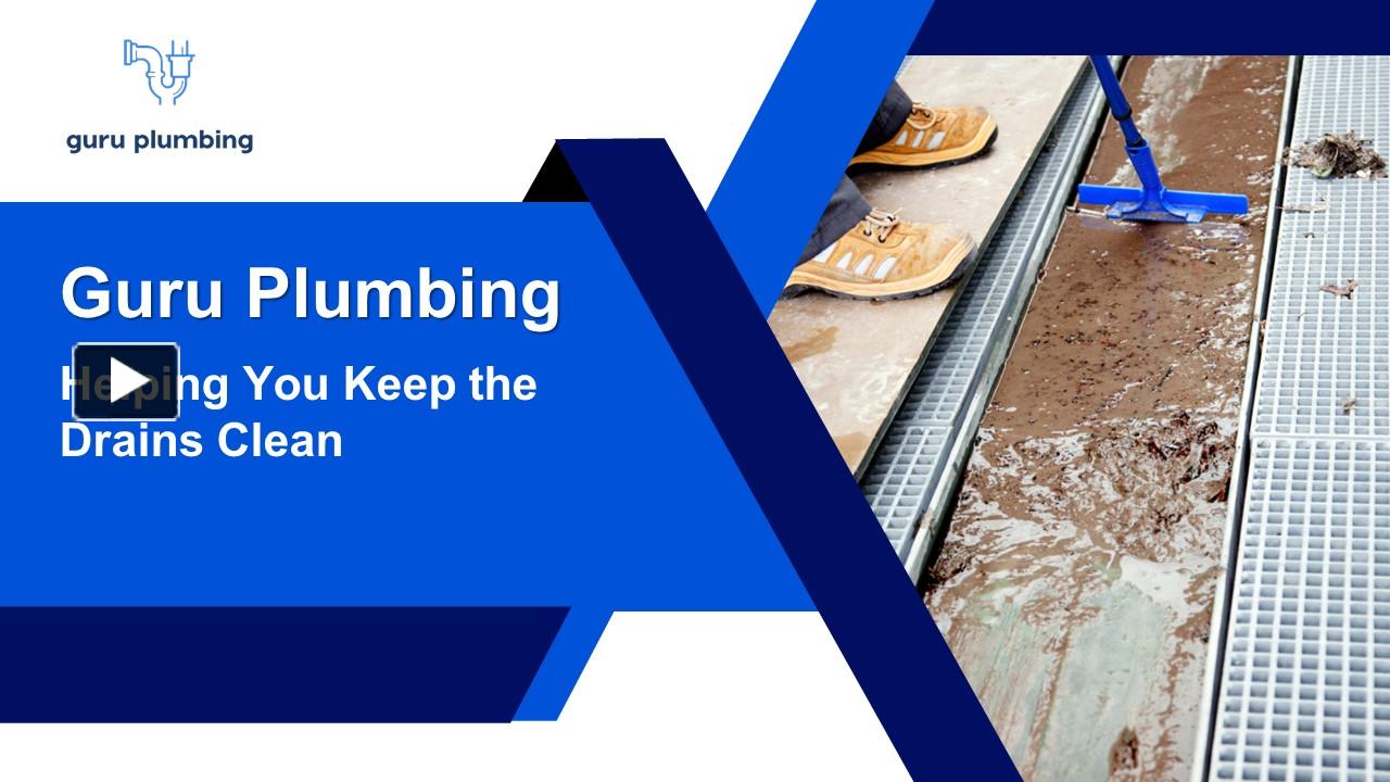 Helping You Keep the Drains Clean presentation | free to download