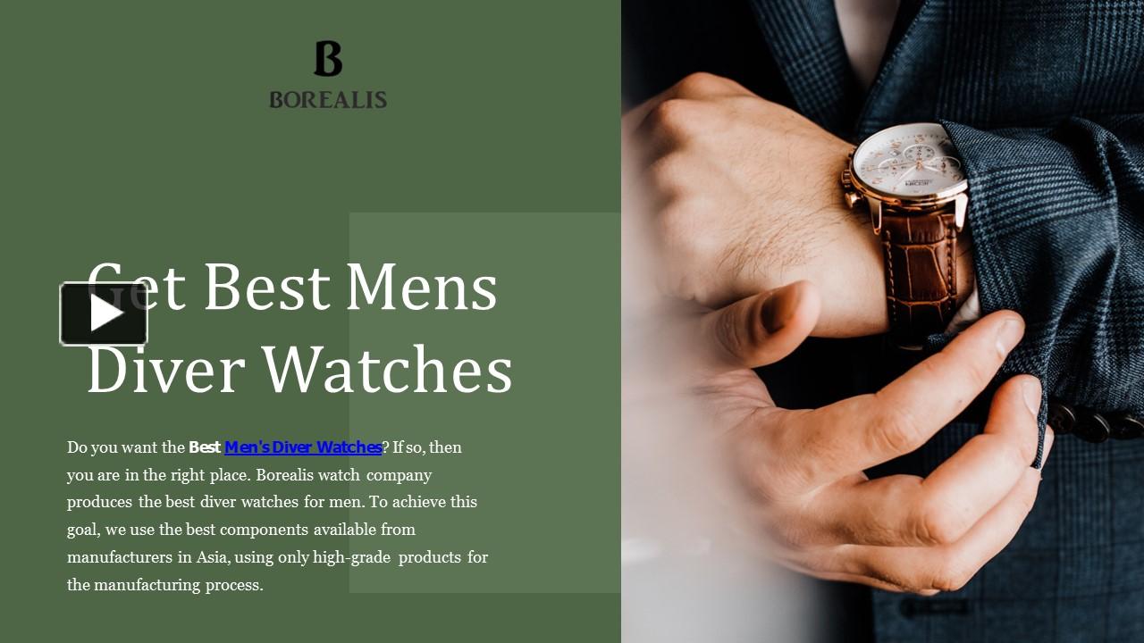 PPT – Best Men Diver Watches | Borealis Watch Company PowerPoint ...