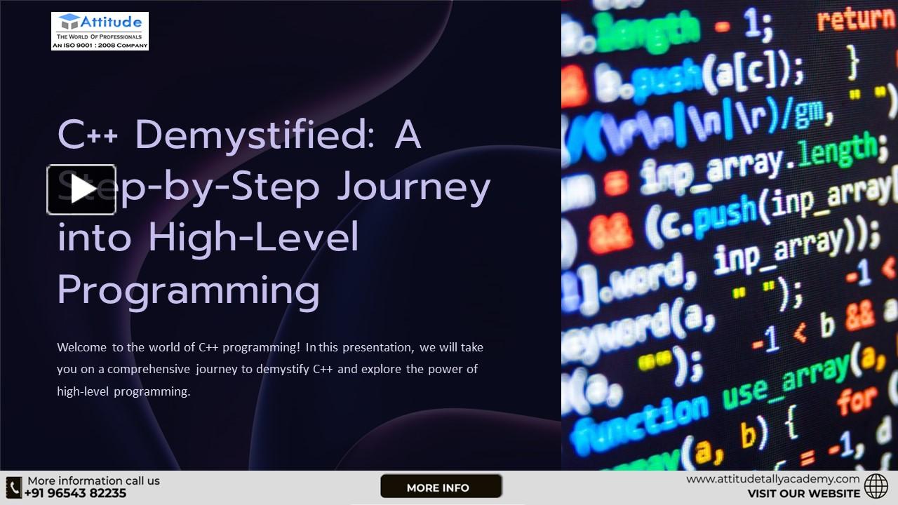 PPT – C-Demystified-A-Step-by-Step-Journey-into-High-Level-Programming ...
