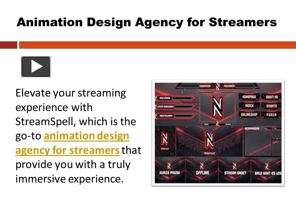 PPT – Animation Design Agency for Streamers PowerPoint presentation ...