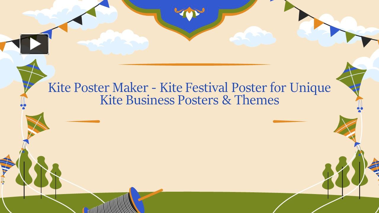 Kite Poster Maker - Kite Festival Poster for Unique Kite Business ...