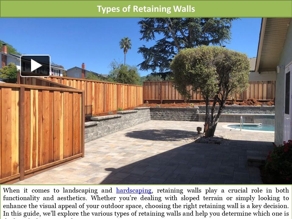 Types of Retaining Walls presentation | free to download
