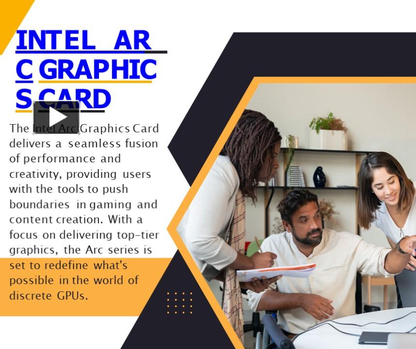 Intel Arc Graphics Card presentation | free to download
