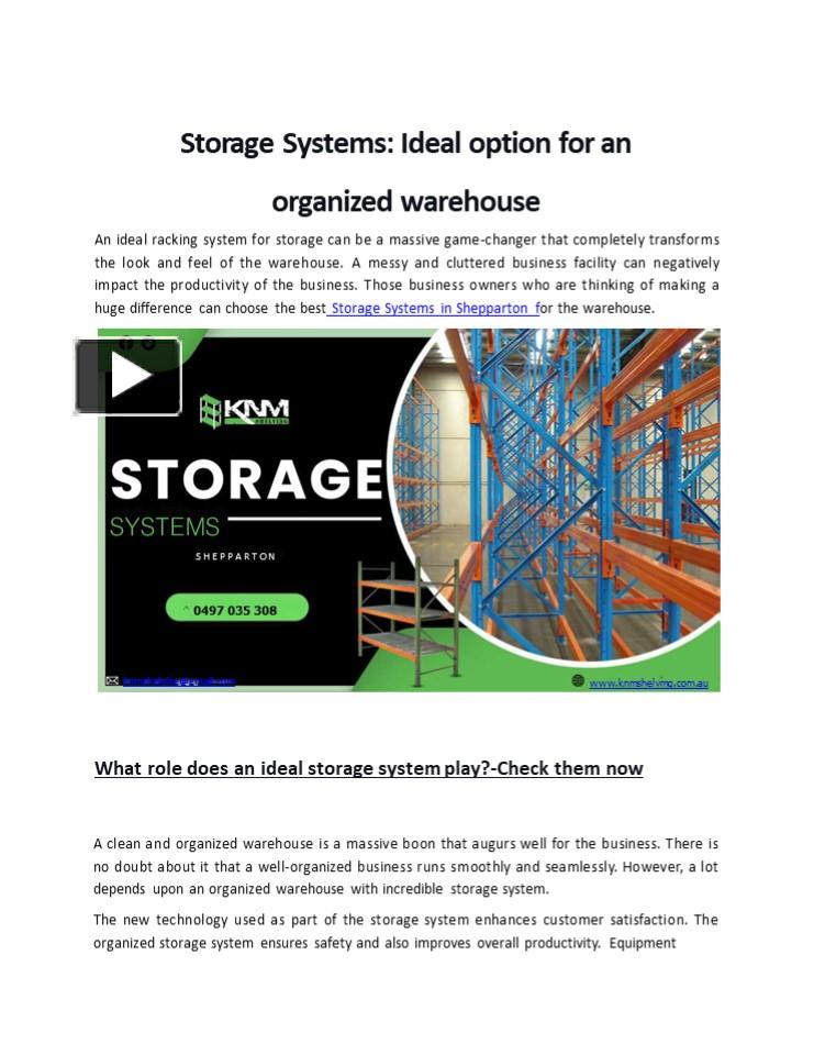 PPT – How To Learn about Storage Systems in Shepparton PowerPoint ...
