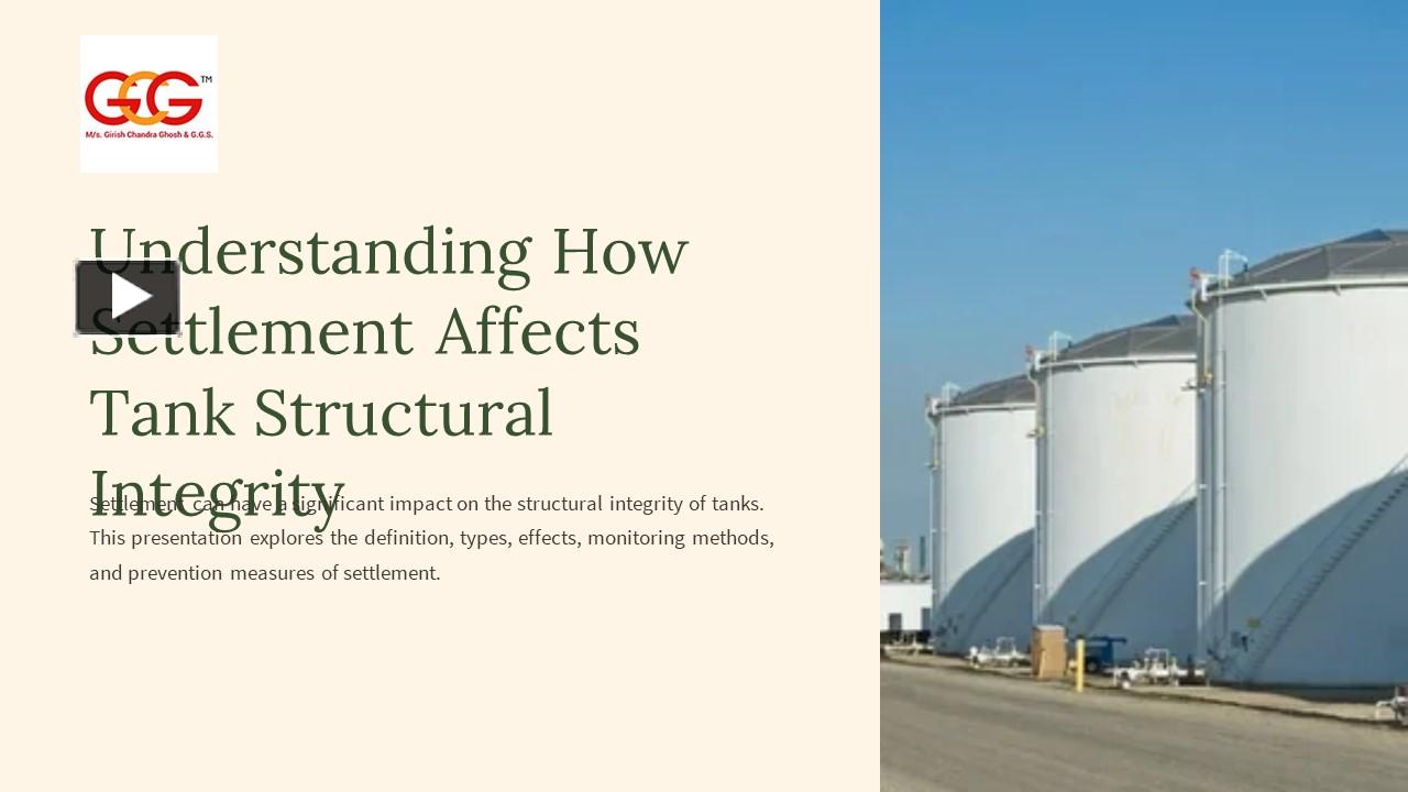 PPT – Understanding How Settlement Affects Tank Structural Integrity ...